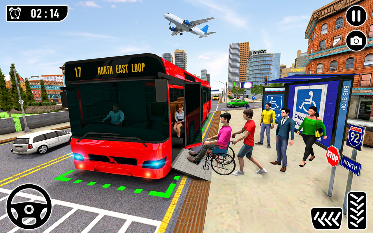 تنزيل Modern City Coach Bus Simulator: Bus Driving Games على جهاز ...