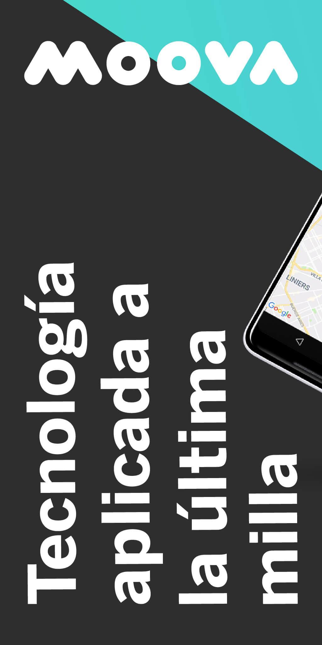 Download Moova, app para mensajeros android on PC