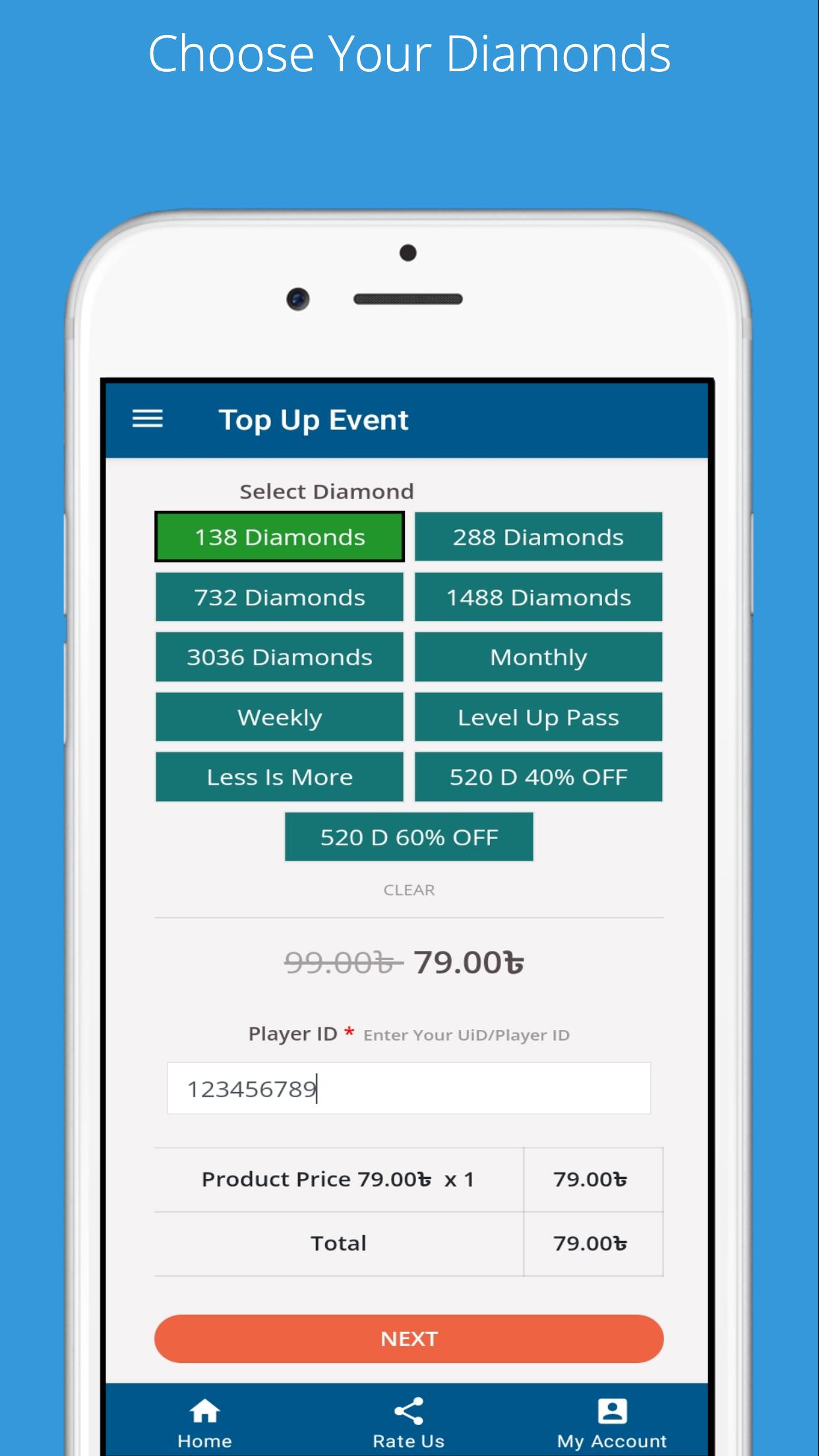 Download TopupEvent - FF Top UP BD android on PC