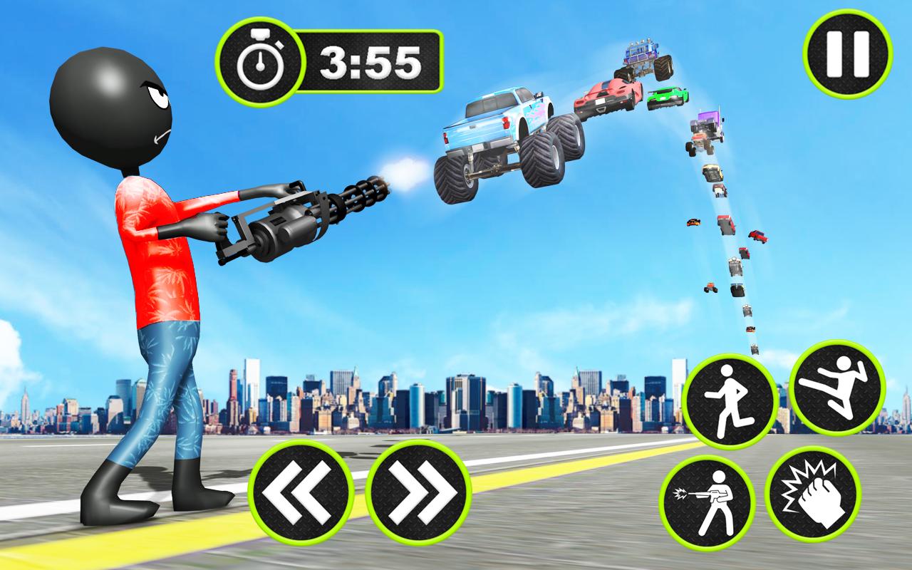 Download Real Stickman Grand Gangster android on PC