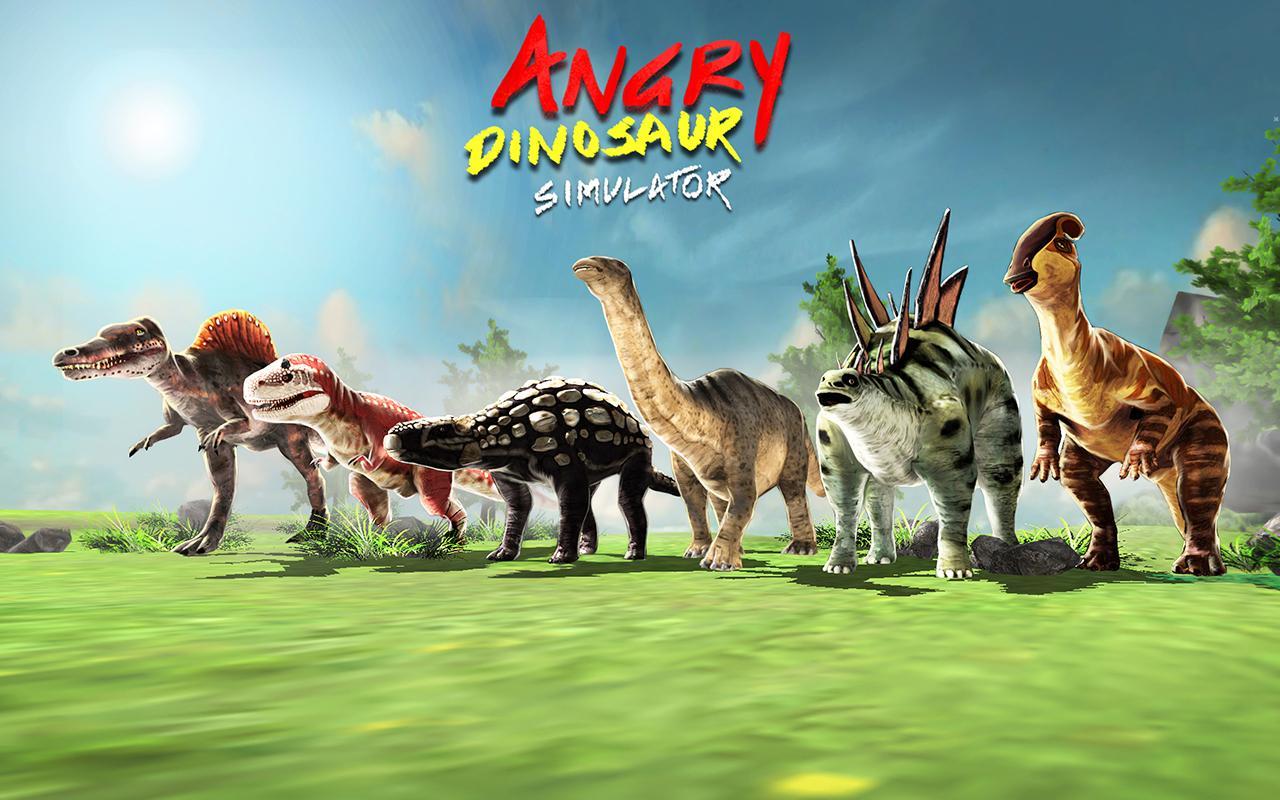Download Angry😡Mad Dinosaur Simulator 2018 :Dinosaur Games android on PC