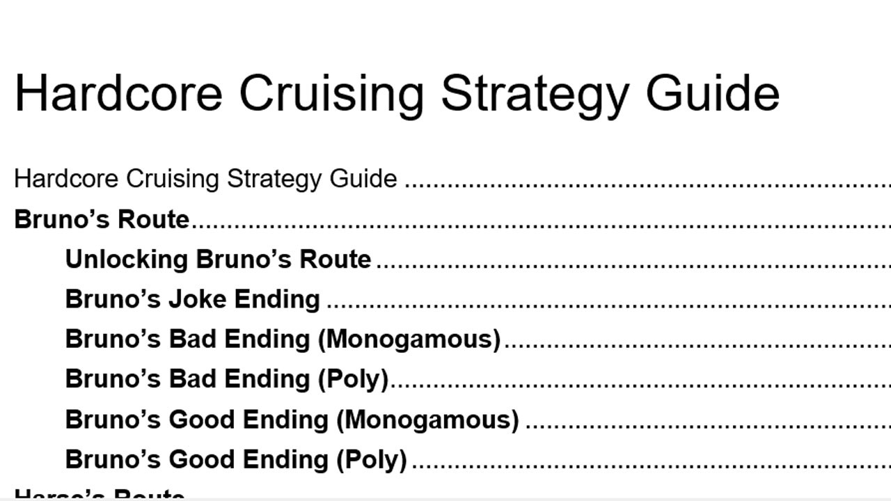Download Hardcore Cruising - Strategy Guide Free and Play on PC