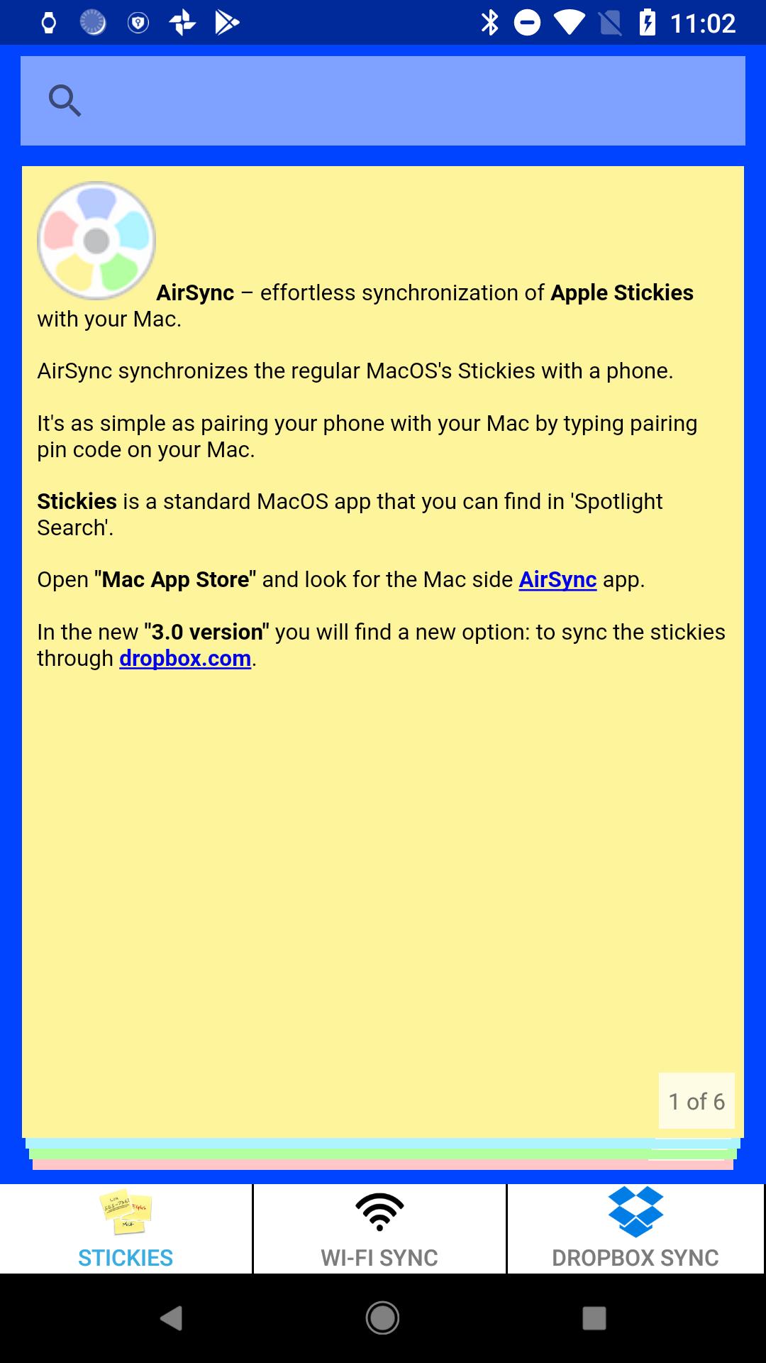 Download AirSync for Apple Stickies android on PC