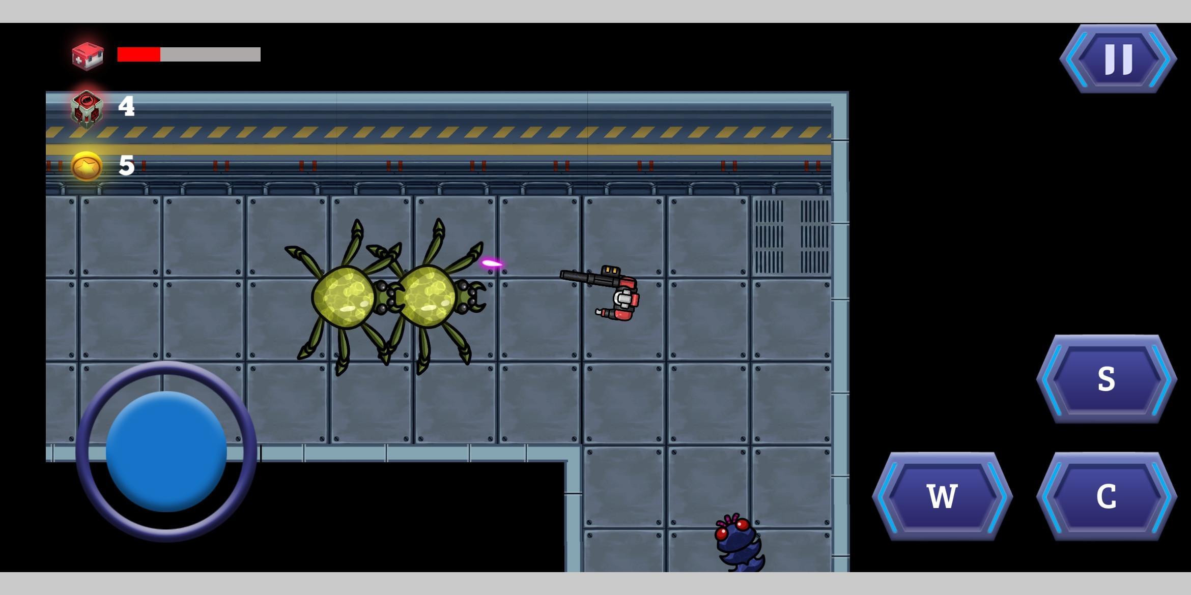 Download Alien 2D Shooter android on PC