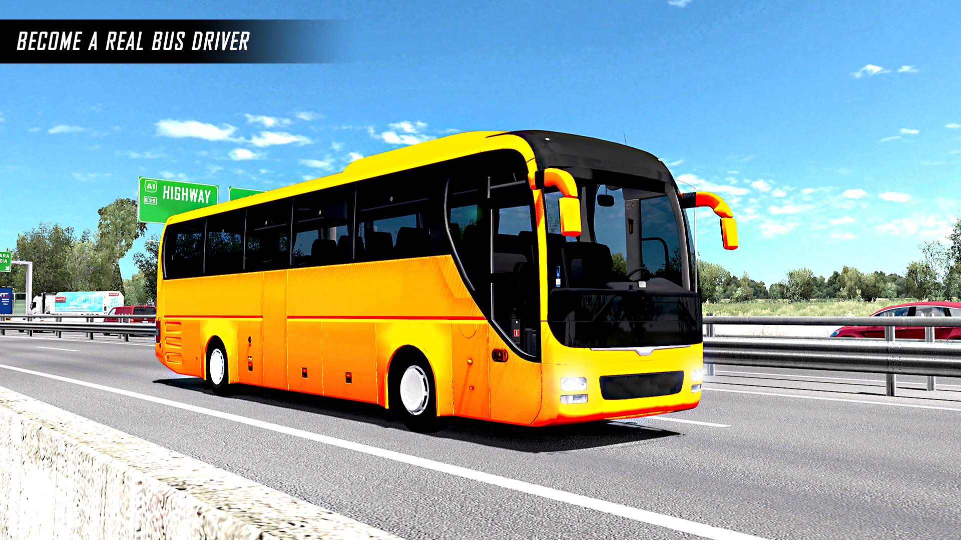 Download Bus Simulator Coach bus simulation free bus game android on PC