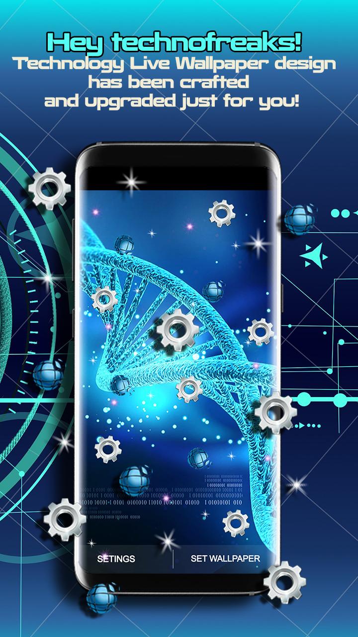 Download Technology Live Wallpaper android on PC