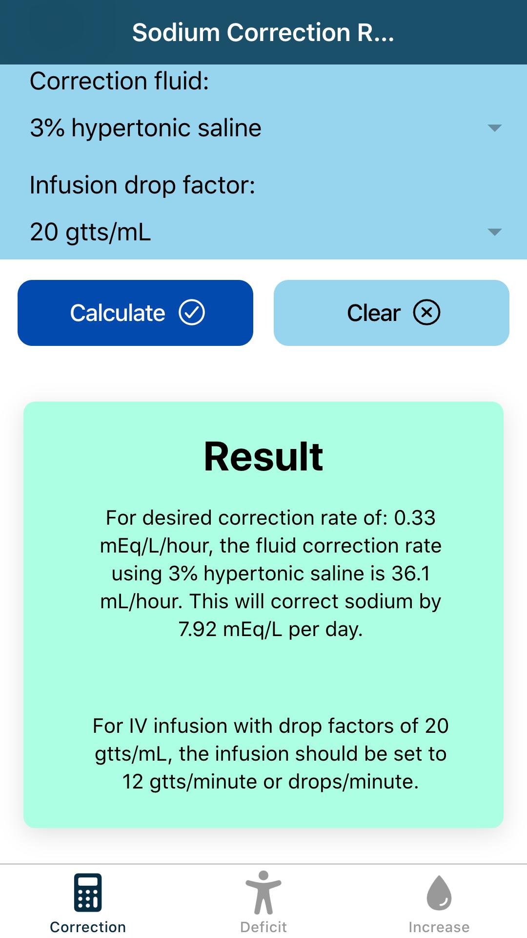 Descargar Hyponatremia Calculator: Sodium Correction Rate en PC ...