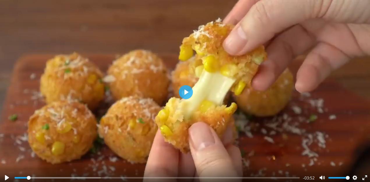Crispy Corn Cheese Ball Recipe - Super Easy Recipe'yı PC'ye indirin ...