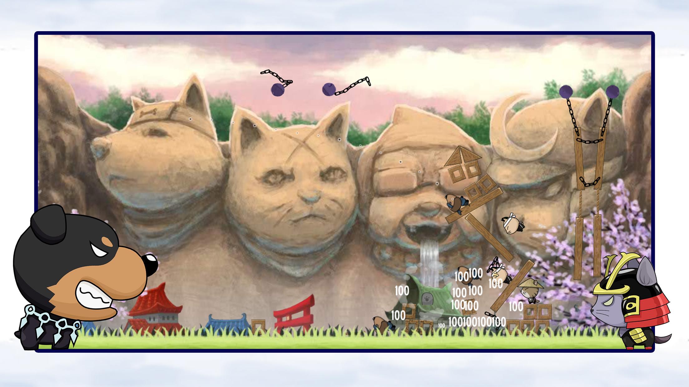 Download Ninja Dogs 2 Slingshot Shooter android on PC