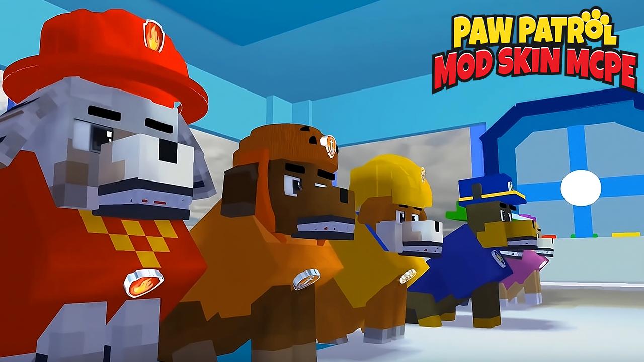 Download Paw Patrol Mod Skin Mcpe android on PC