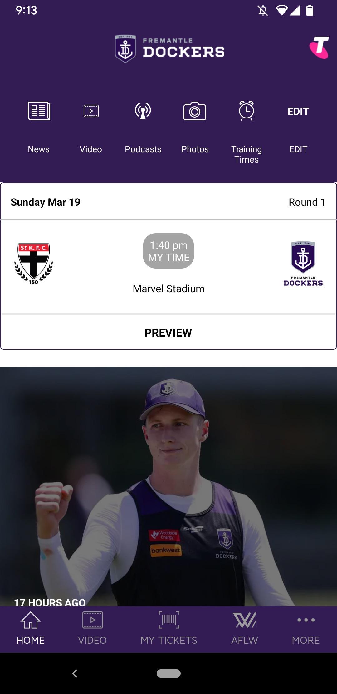 Download Fremantle Dockers Official App android on PC