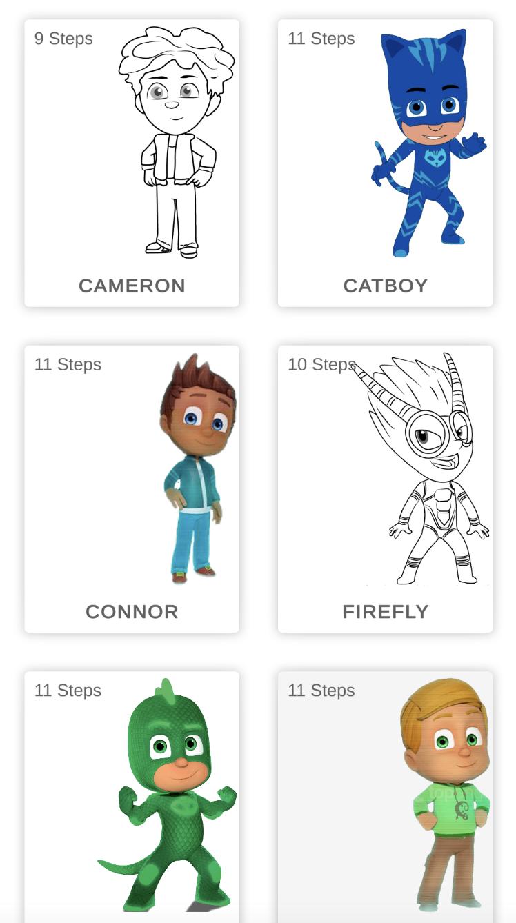 Descargar How to draw PJ Characters en PC | GameLoop Oficial