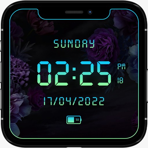 Descargar Clock Live Wallpaper with led en PC | GameLoop Oficial