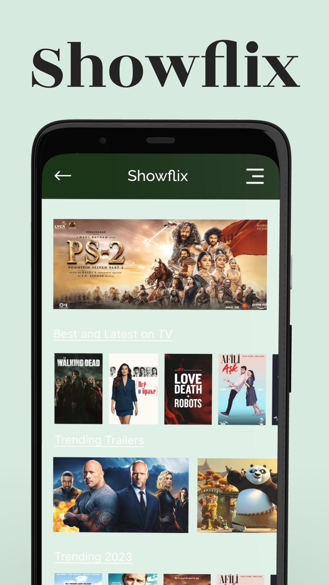 Download Showflix android on PC
