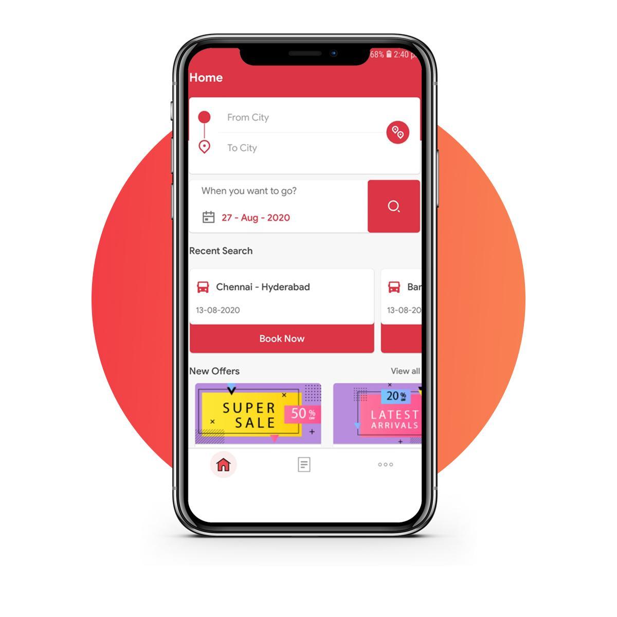 Download GoTicket Booking App for bus android on PC