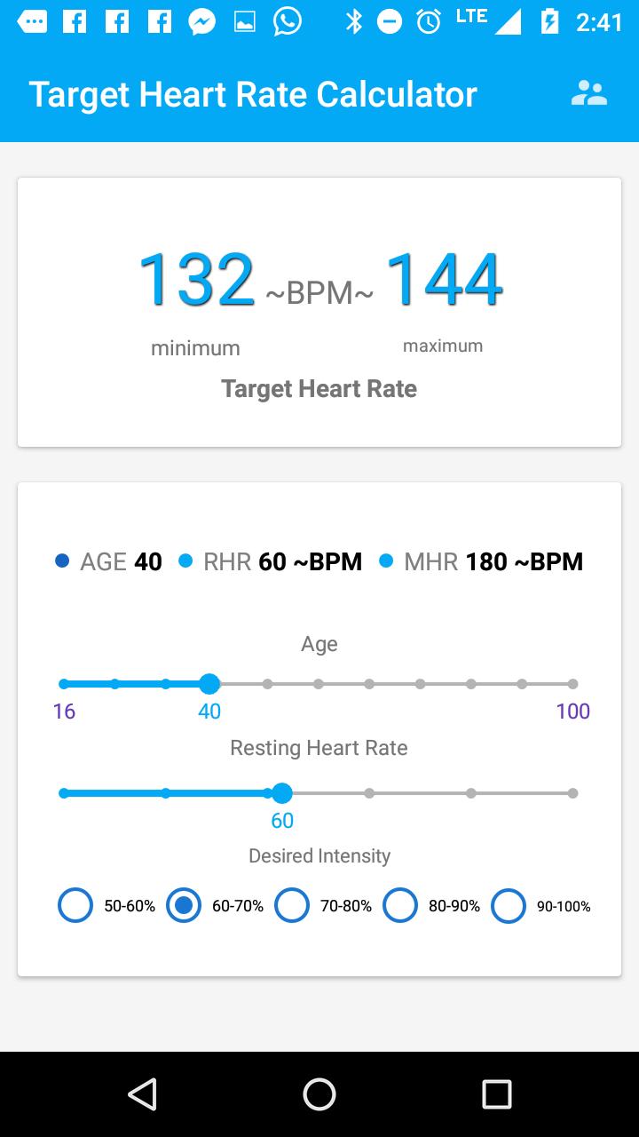 Download Target Heart Rate Calculator android on PC