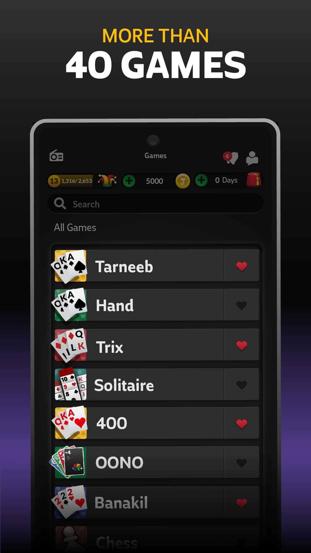 Download Jawaker Hand, Trix & Solitaire android on PC