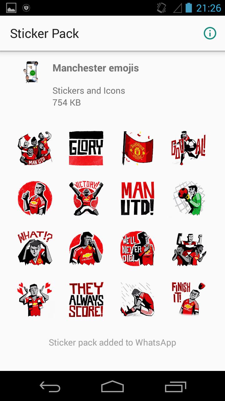 Descargar MAN UTD Stickers for whatsapp en PC | GameLoop Oficial