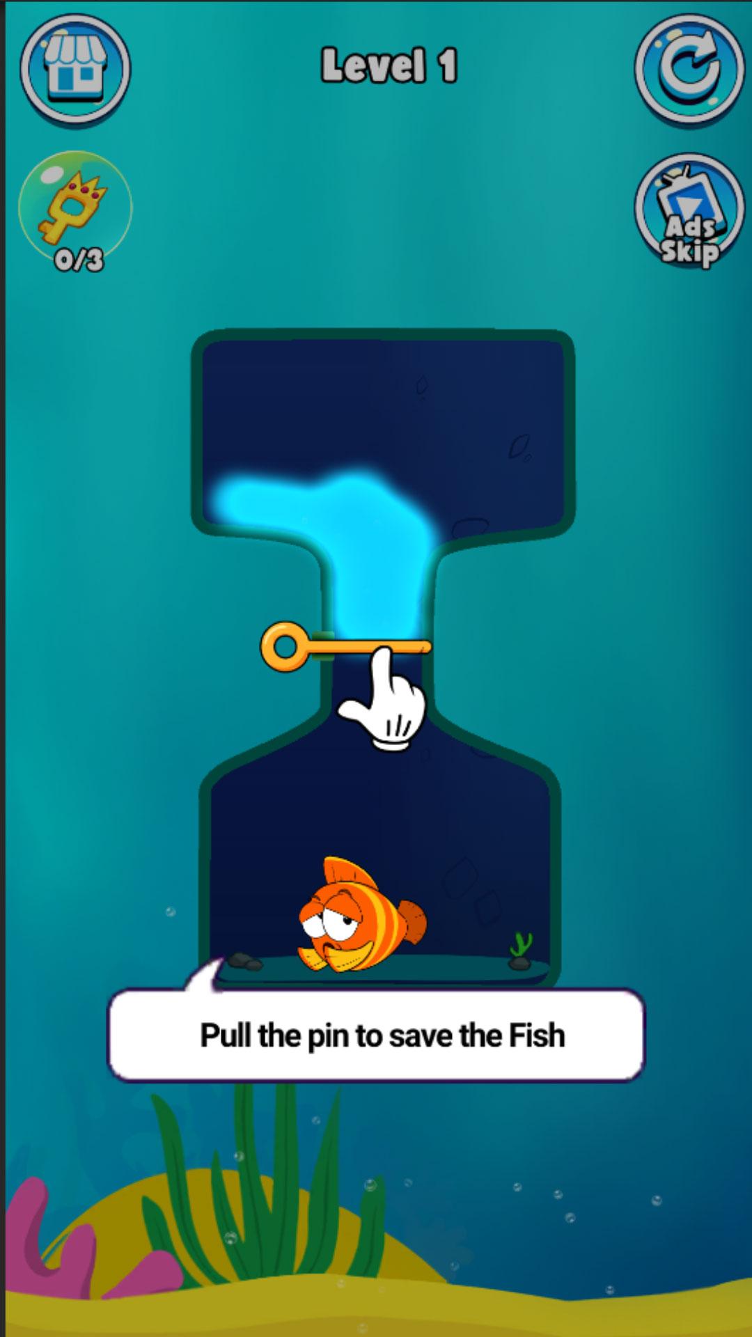 Unduh Fish Rescue - Pull Pin Puzzle di PC | Resmi GameLoop
