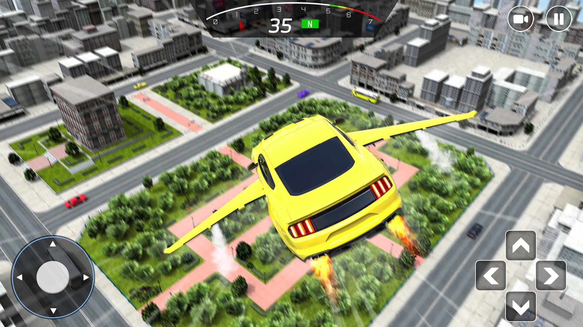 Download Flying Car Driving Games Sim android on PC