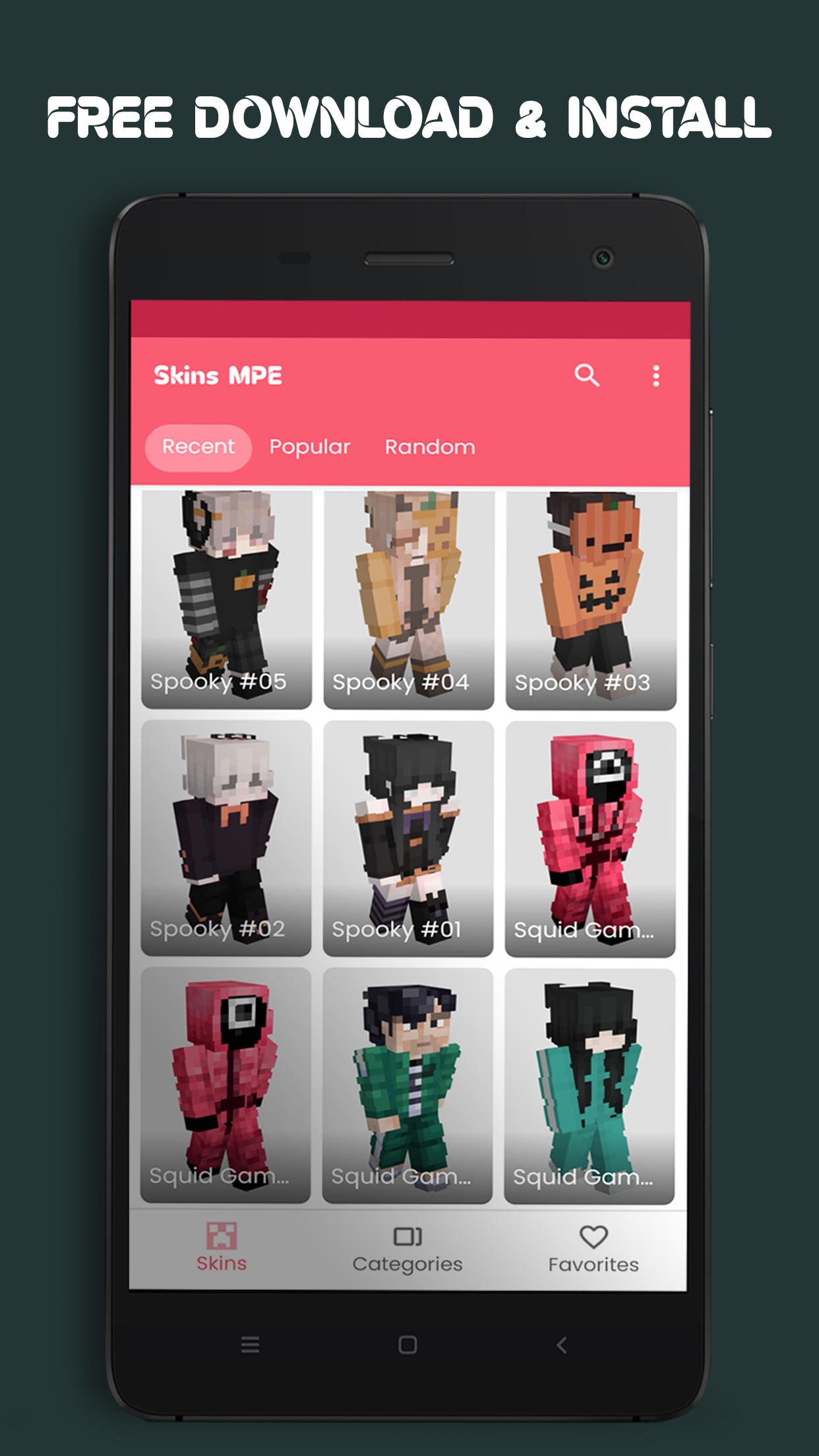 Baixe Skins for Minecraft PE no PC | Oficial GameLoop