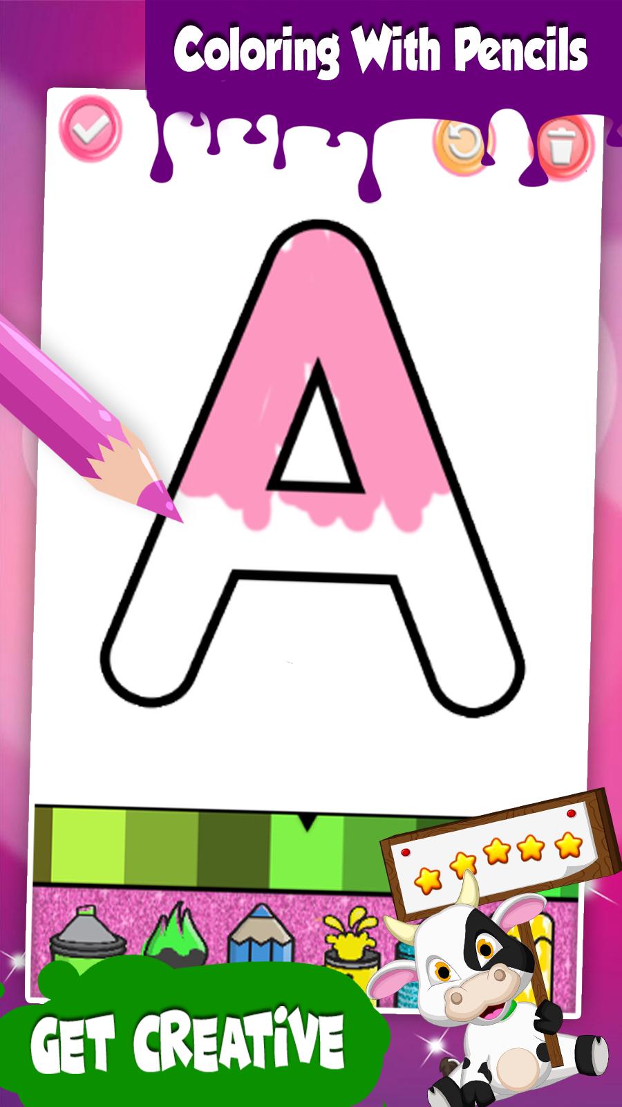 تنزيل Alphabets Coloring book على جهاز الكمبيوتر | مسؤول GameLoop