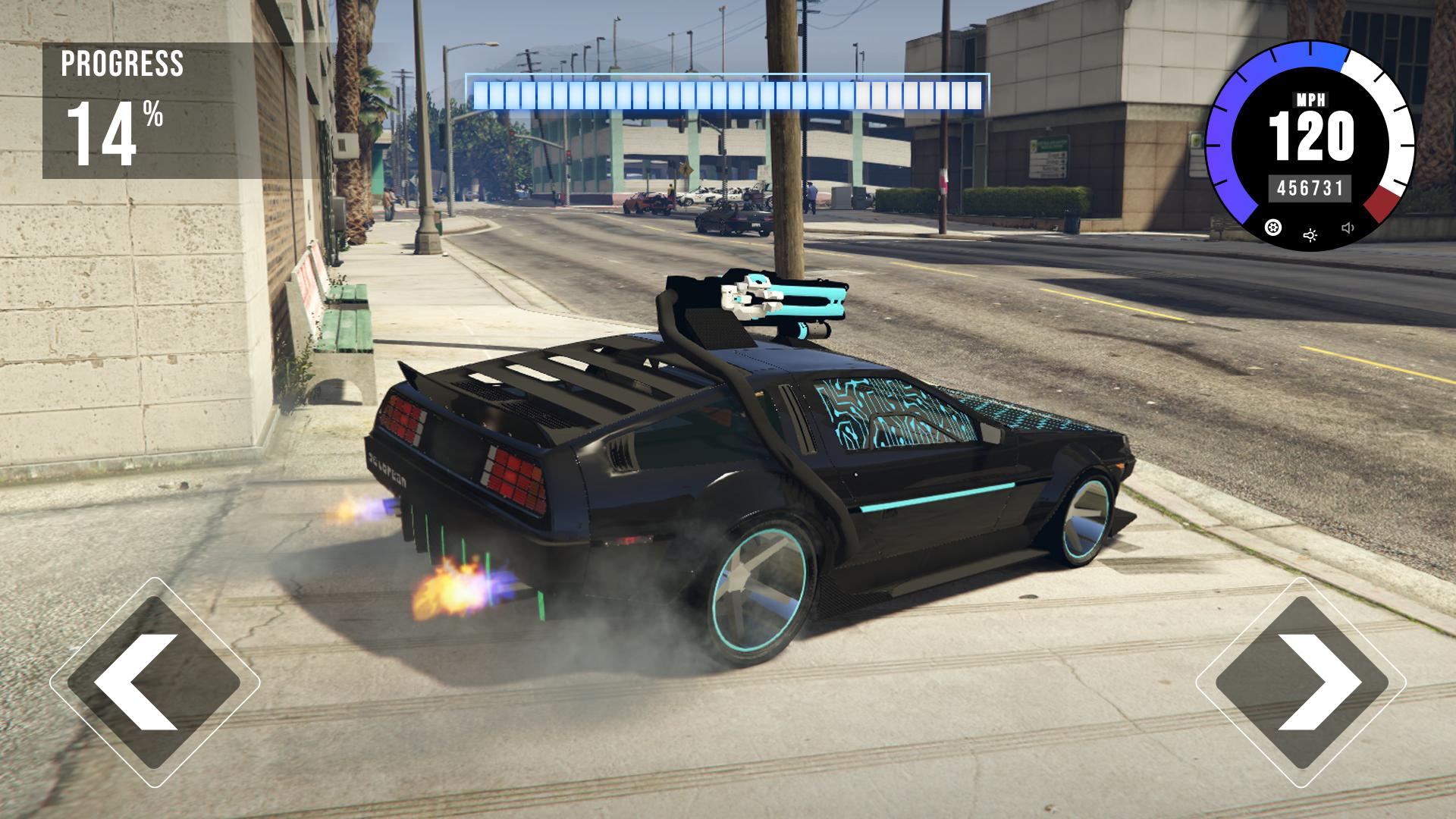 Download Delorean Simulator Future Race android on PC