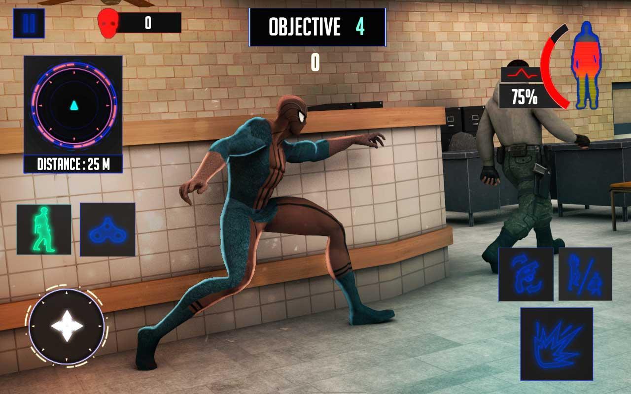 Download Superhero Secret Stealth Mission V2 android on PC