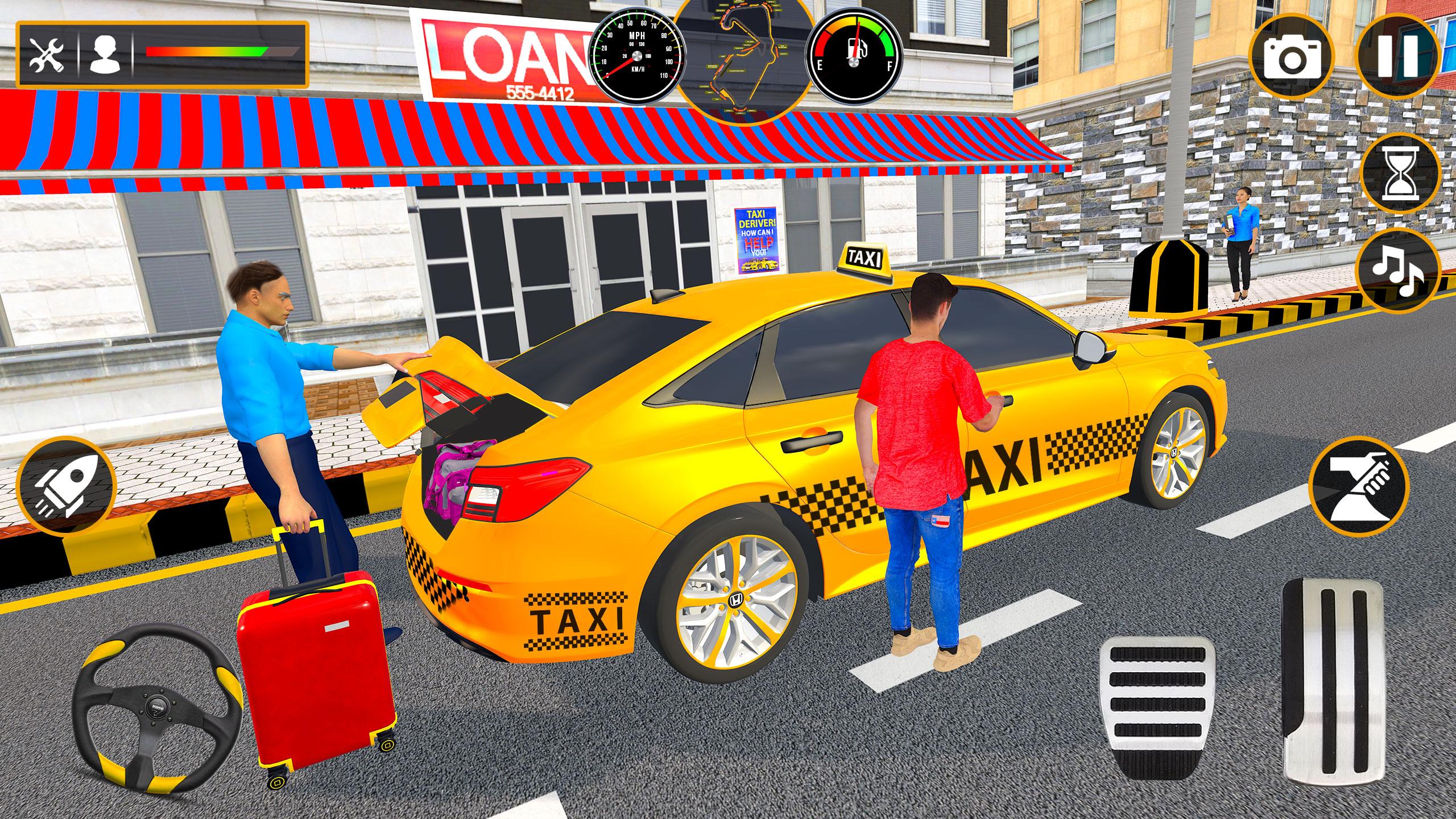 Download Real Taxi Driver Taxi Sim Game android on PC