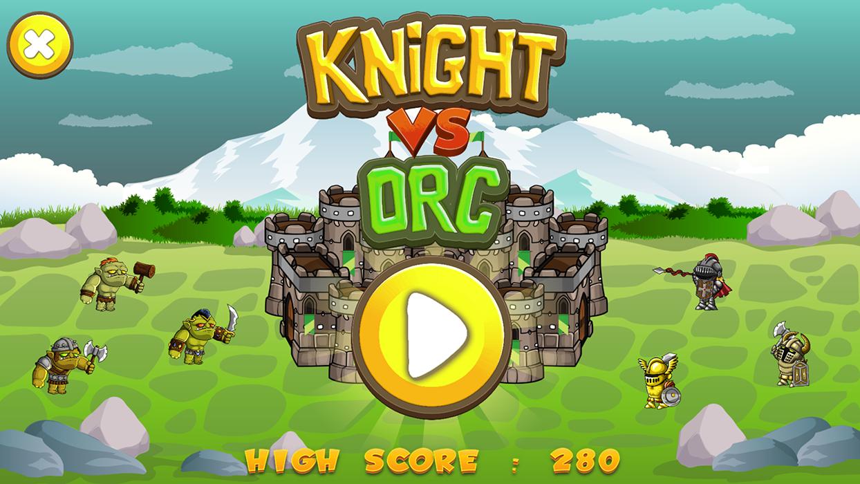 Download Knight vs Orc android on PC