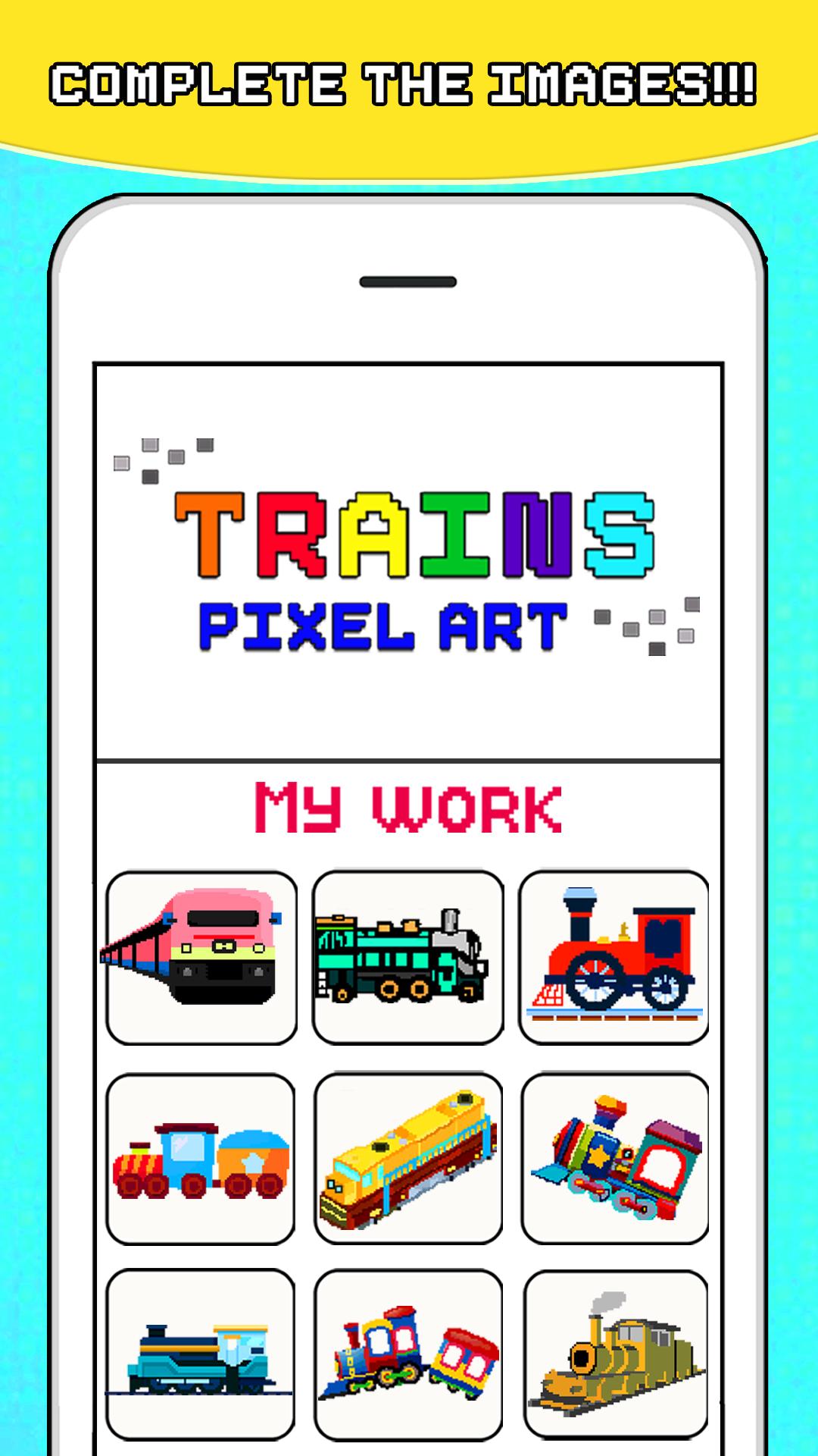 在電腦上下載Trains Pixel Art Coloring Book | GameLoop官方網站