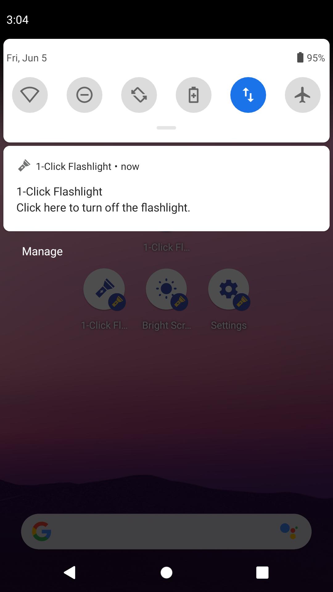 Download One Click Flashlight android on PC
