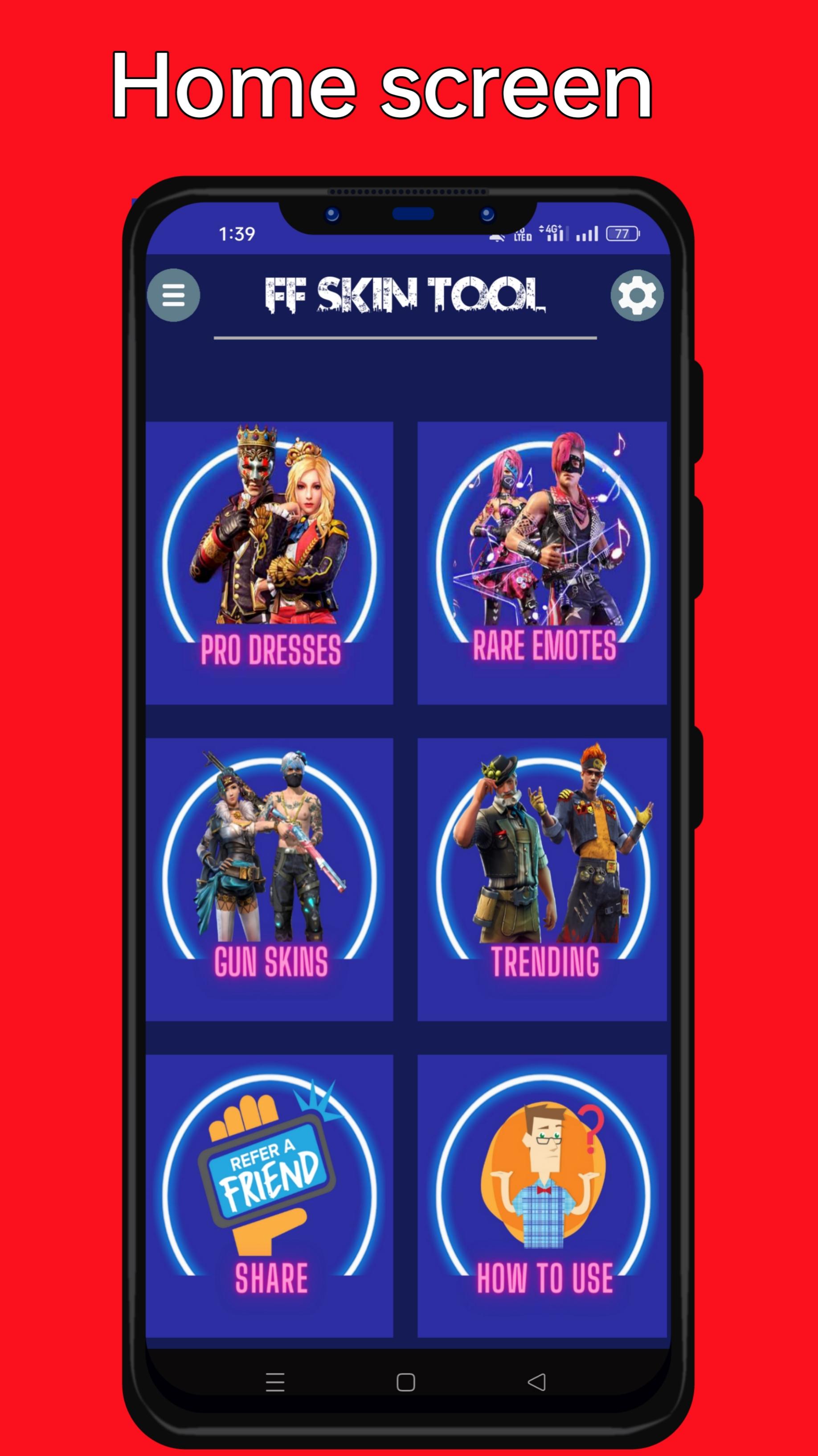 Baixe ff max skin tool no PC | Oficial GameLoop