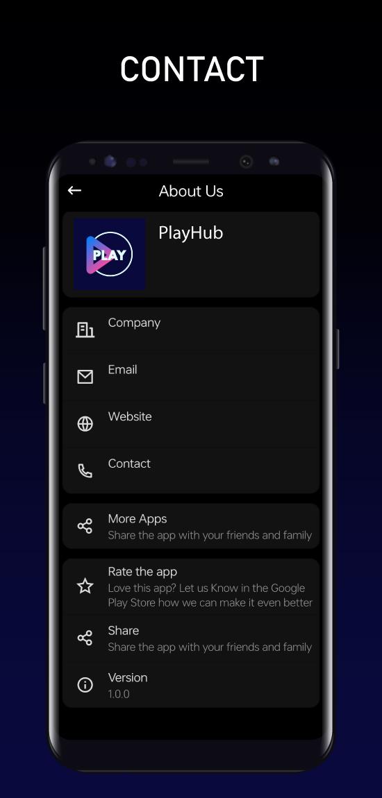 Download PlayHub - IPTV PLAYER android on PC