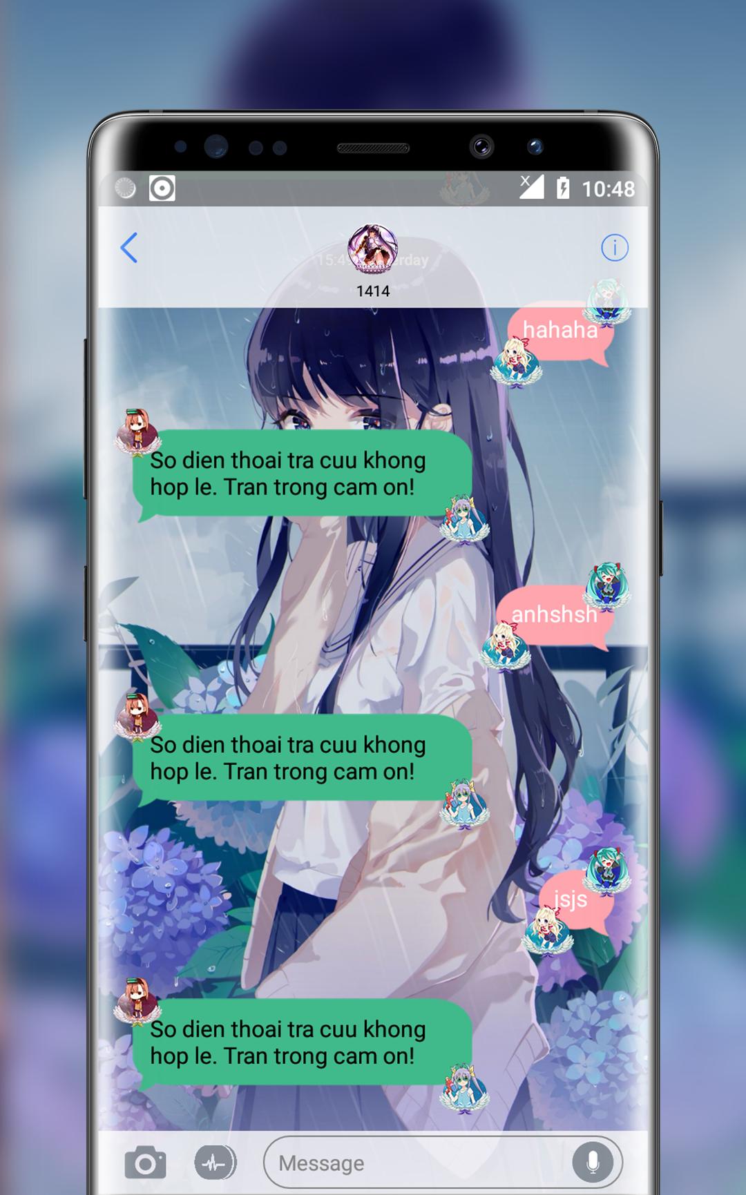 Anime Messenger: Kawaii Anime SMS Theme'yı PC'ye indirin | GameLoop ...