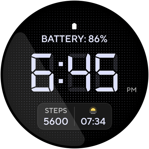Download Awf Digital 1: Watch face android on PC