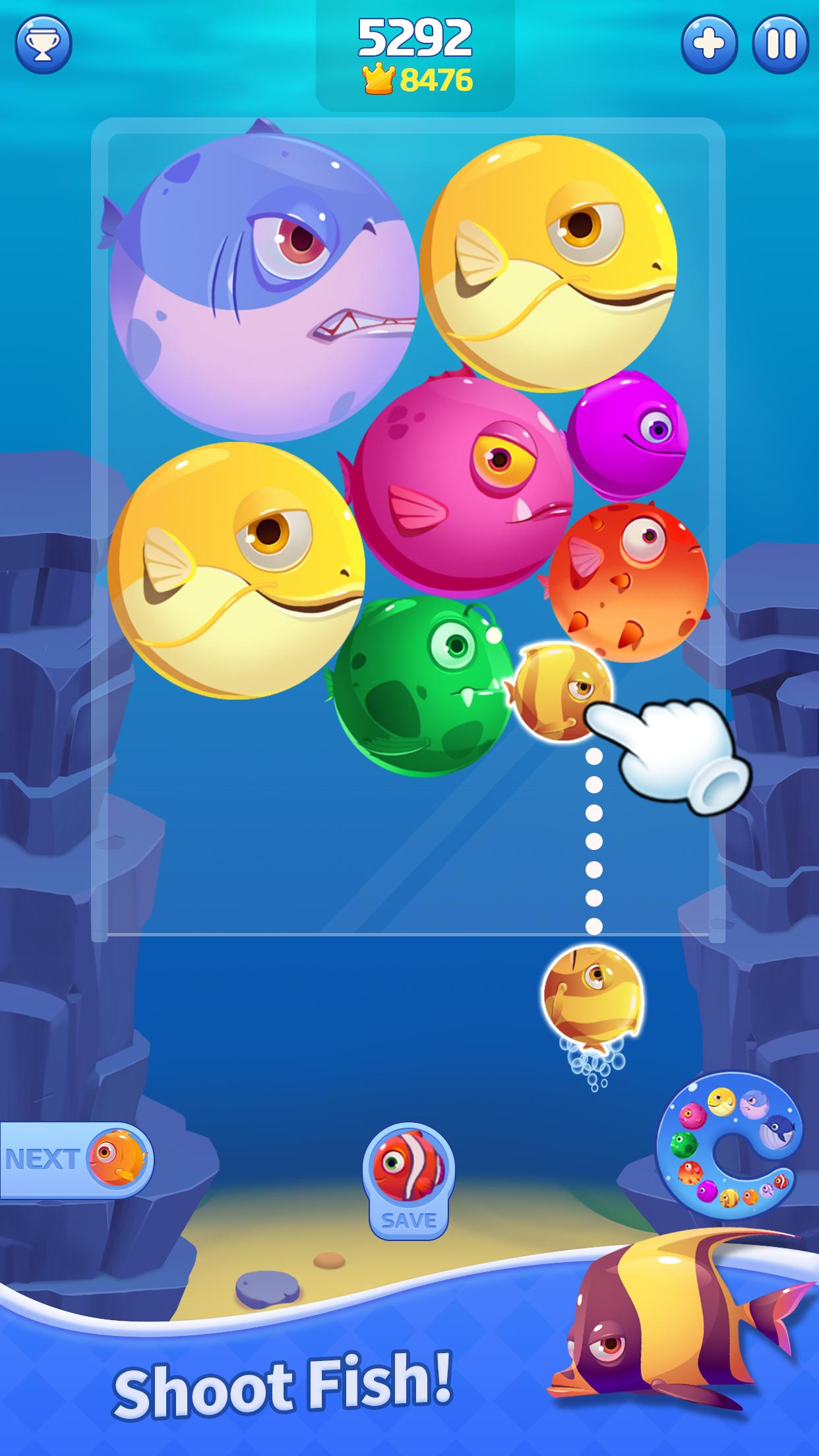 Download Fish Game : Merge Puzzle android on PC