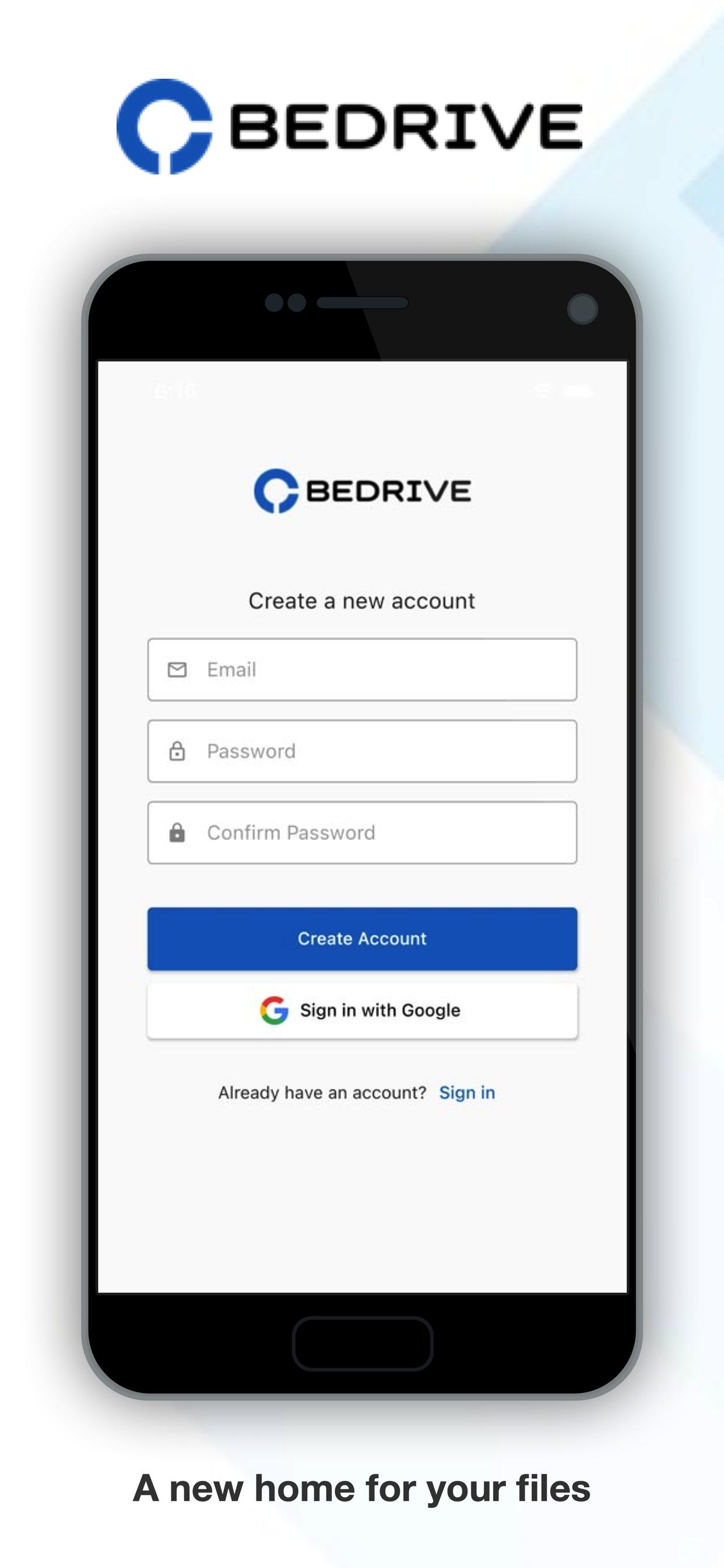 Download BeDrive - Secure cloud storage android on PC
