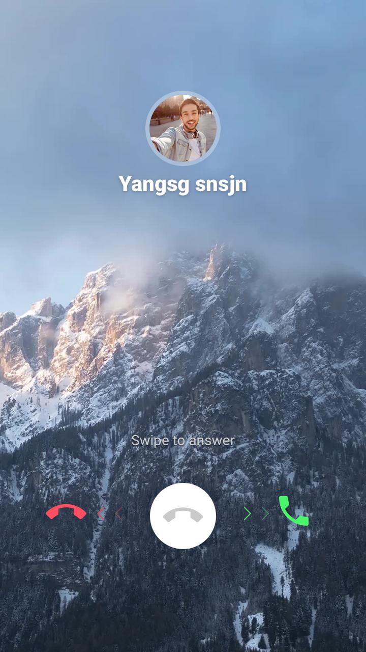 Unduh S8 style call screen theme, full screen caller ID di PC | Resmi ...