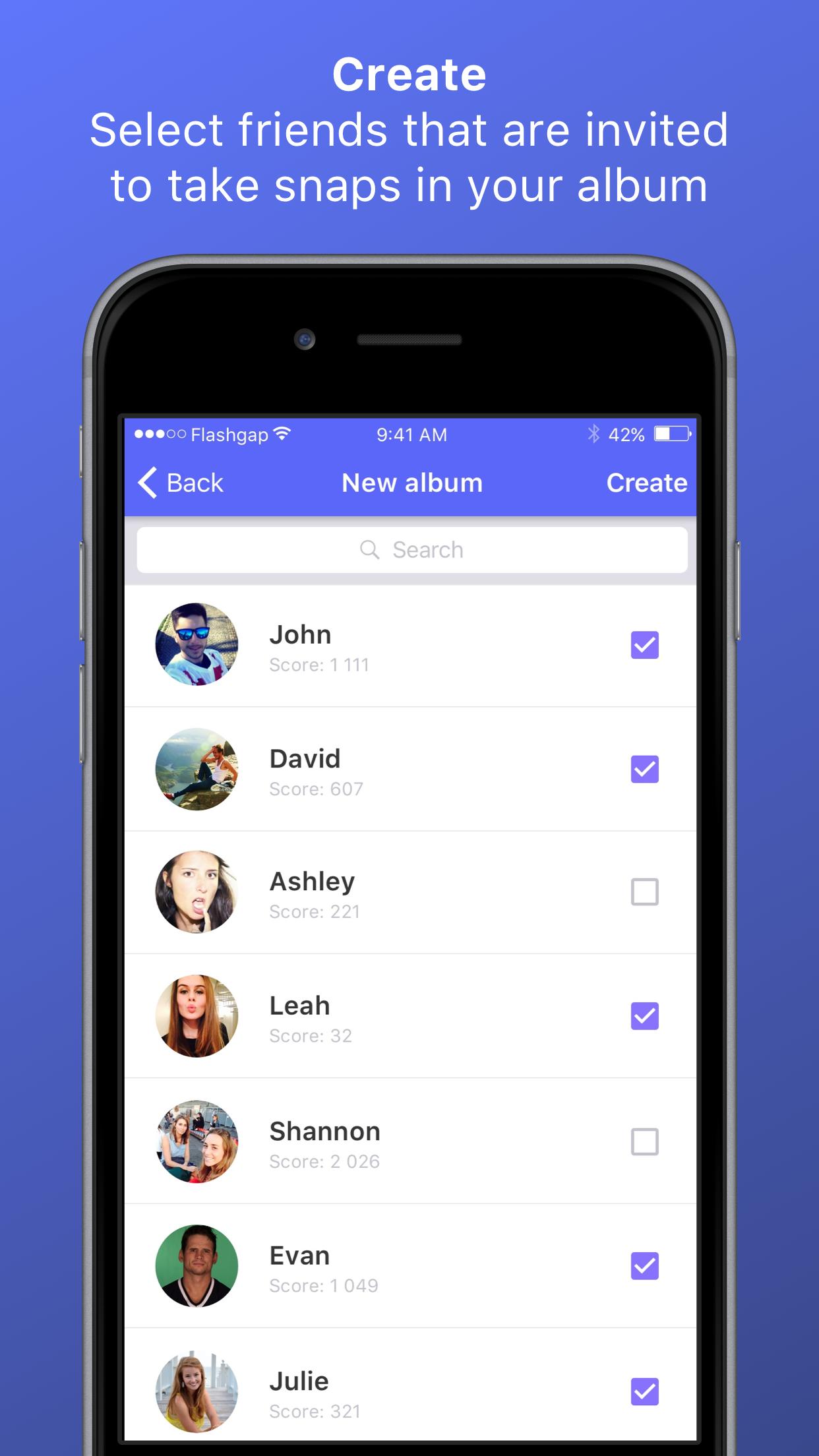 Download Flashgap - Friends Photo Sharing android on PC