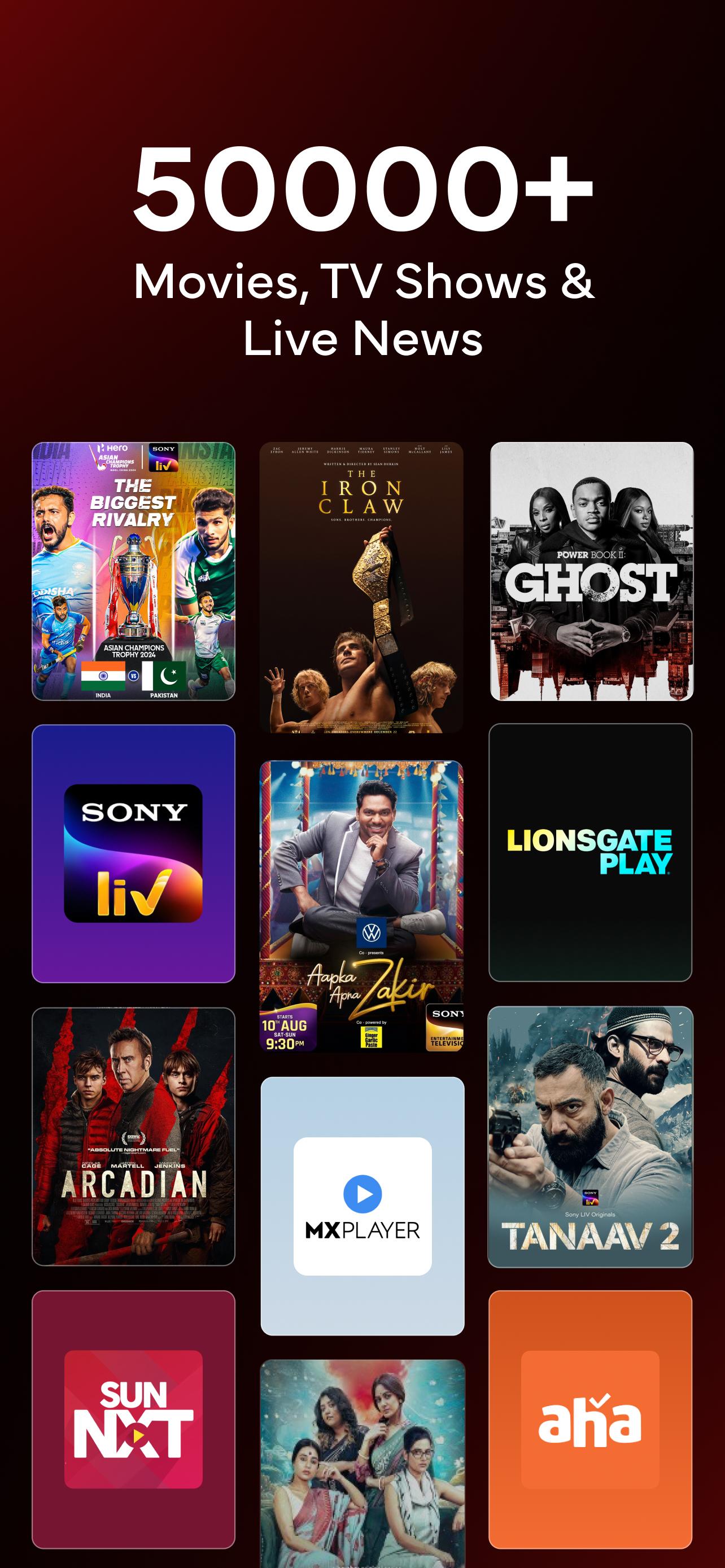 Download Airtel Xstream Play: 22+ OTTs android on PC