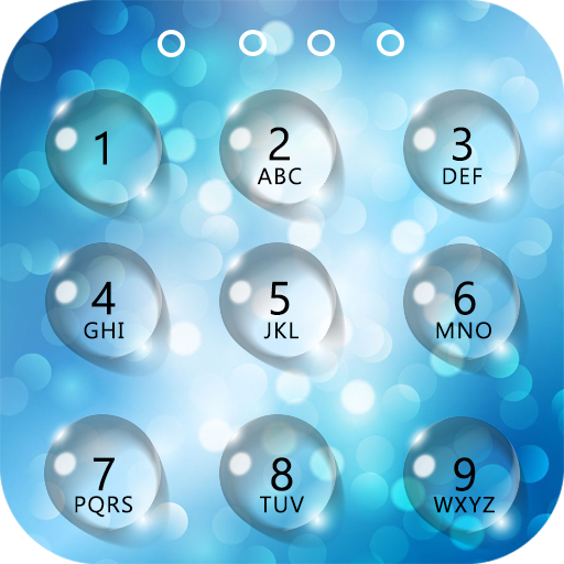 Download lock screen droplet water android on PC