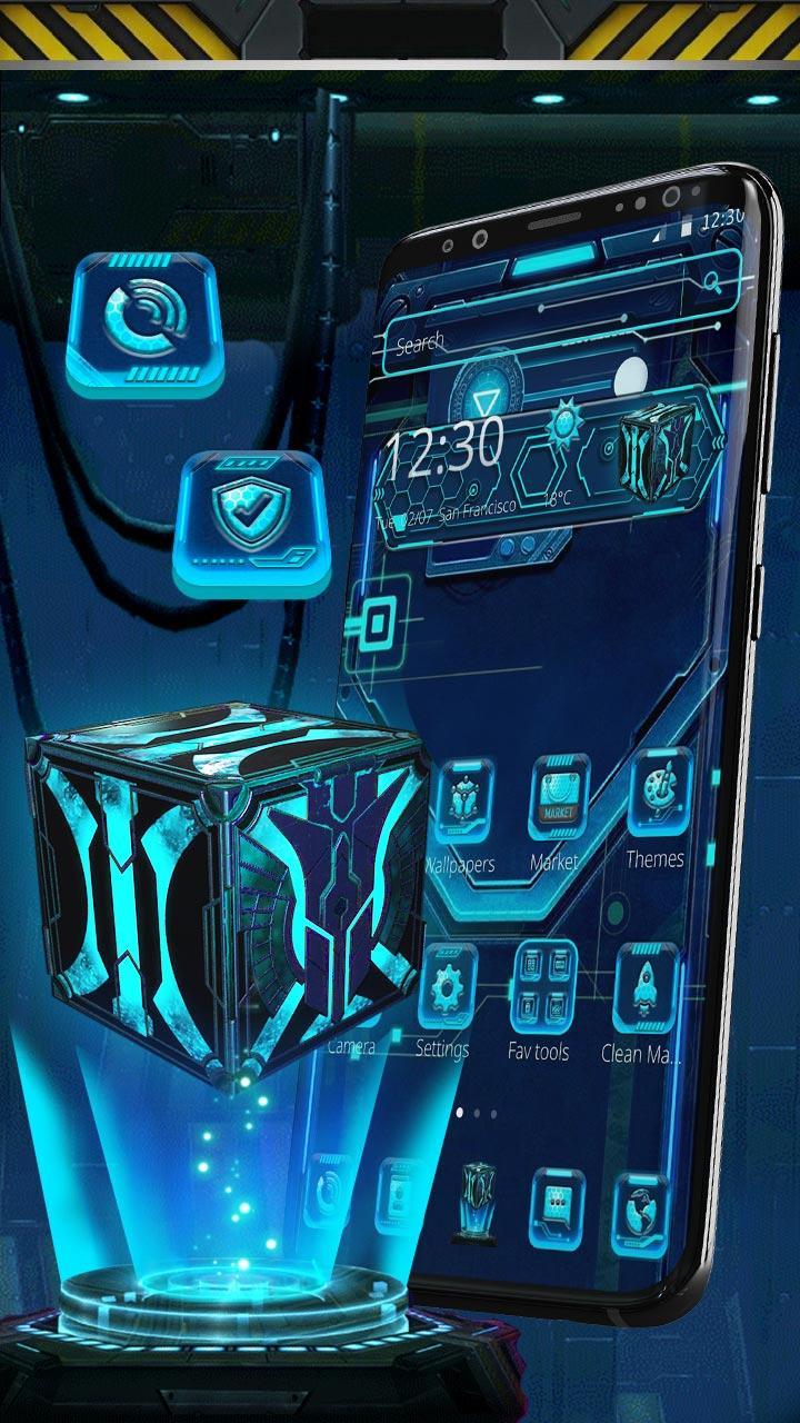 ดาวน์โหลด Neon future Cube Theme บนพีซี | GameLoop Official