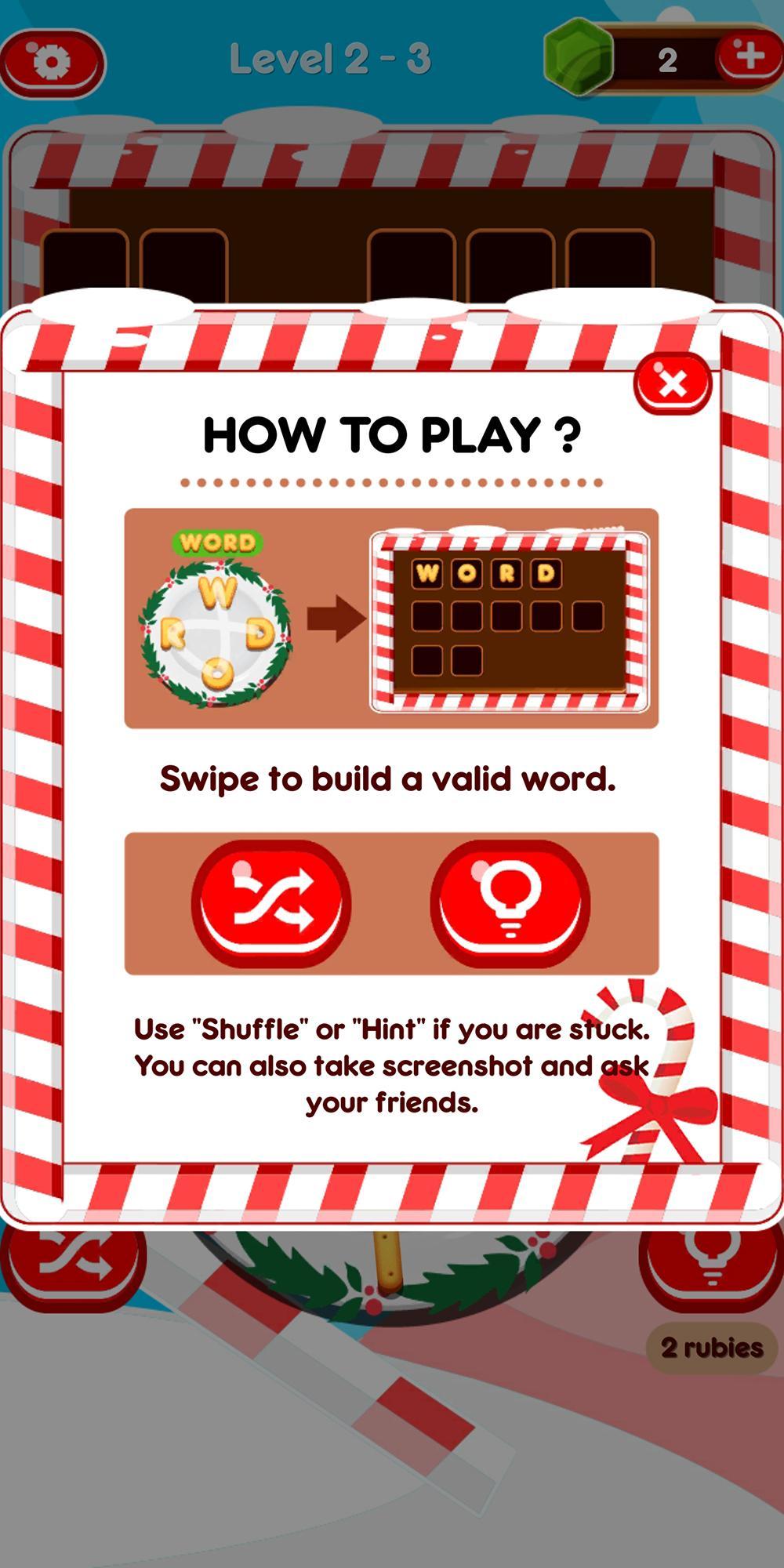 Download Santa Words - Christmas puzzle android on PC
