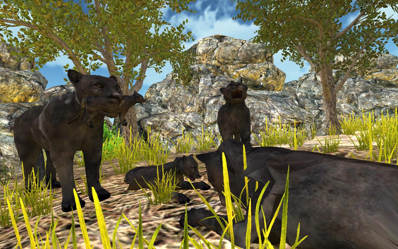 Download Panther Family SImulator 3D android on PC