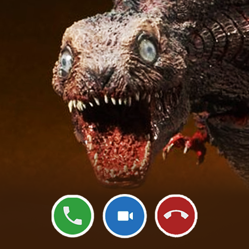 Download Scary Godzilla Fake Video Call android on PC