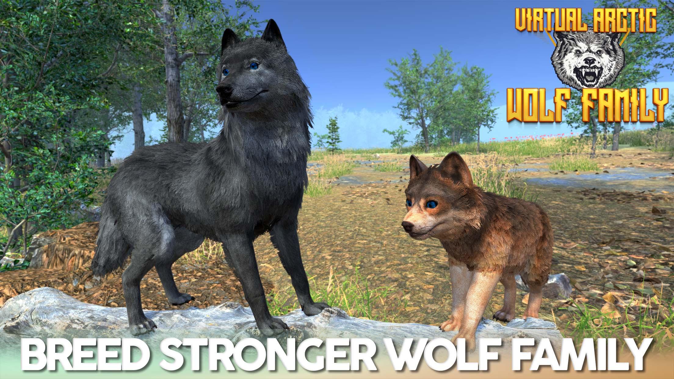تنزيل Virtual Arctic Wolf Family Sim على جهاز الكمبيوتر | مسؤول GameLoop