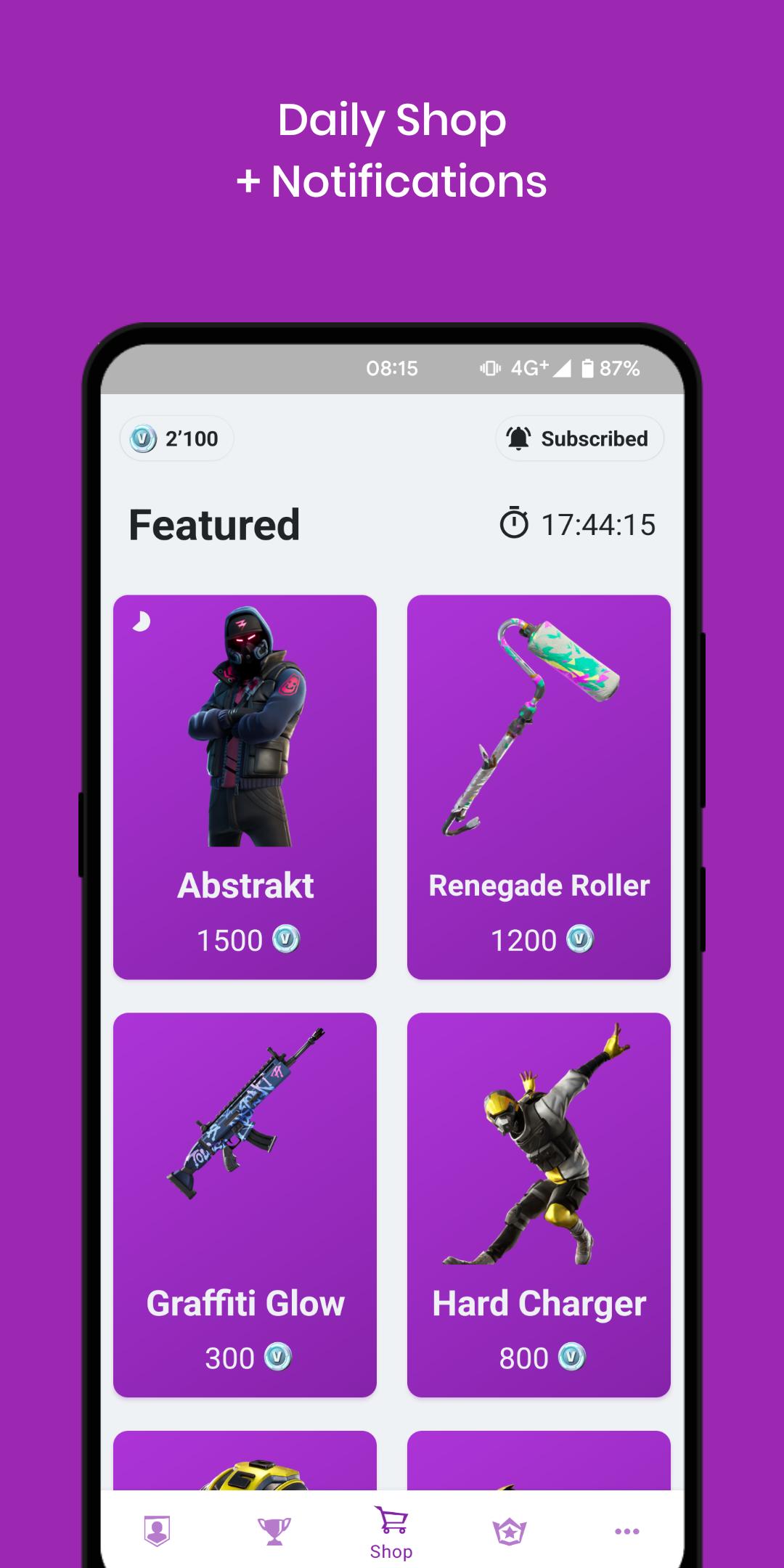 Descargar FN Track - Item Shop & Skins en PC | GameLoop Oficial