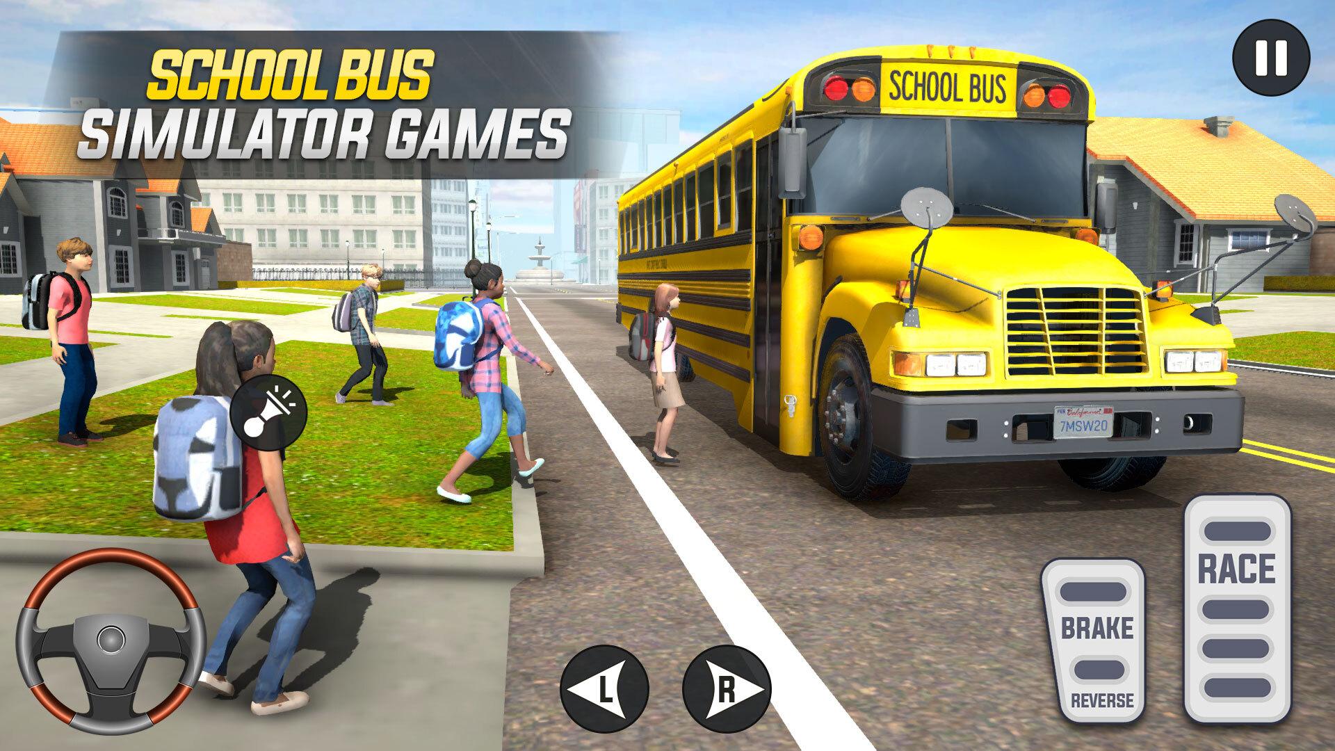 Download School Bus Games Simulator 3d android on PC