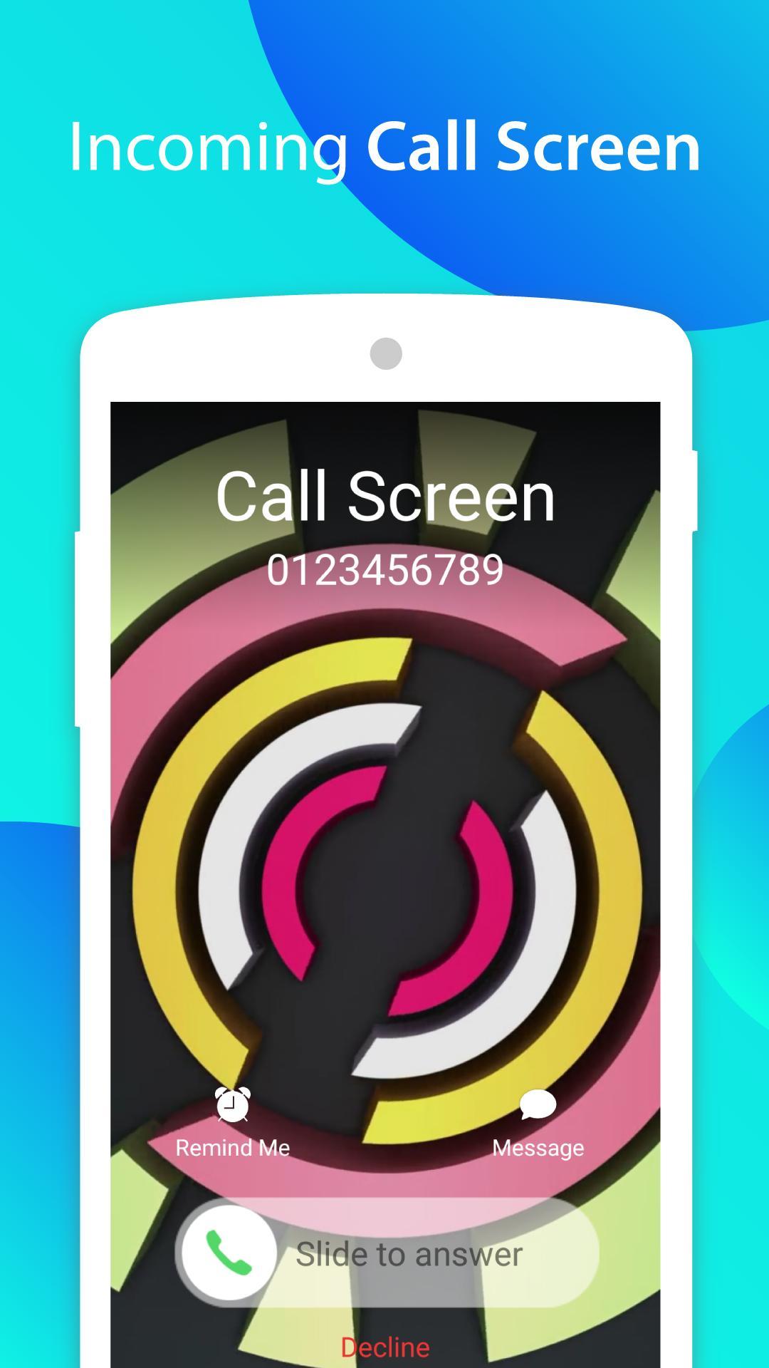 PCにColor Call Screen Slide TO Answer Dialer Phone Appをダウンロードする ...